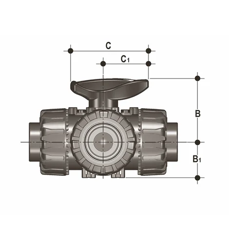 Common quotes - DUAL BLOCK® 3-way valve DN 10:50